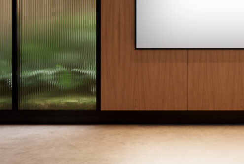 Atrium Screen Mockup 004, Large Screen Mockup | Supply.Family