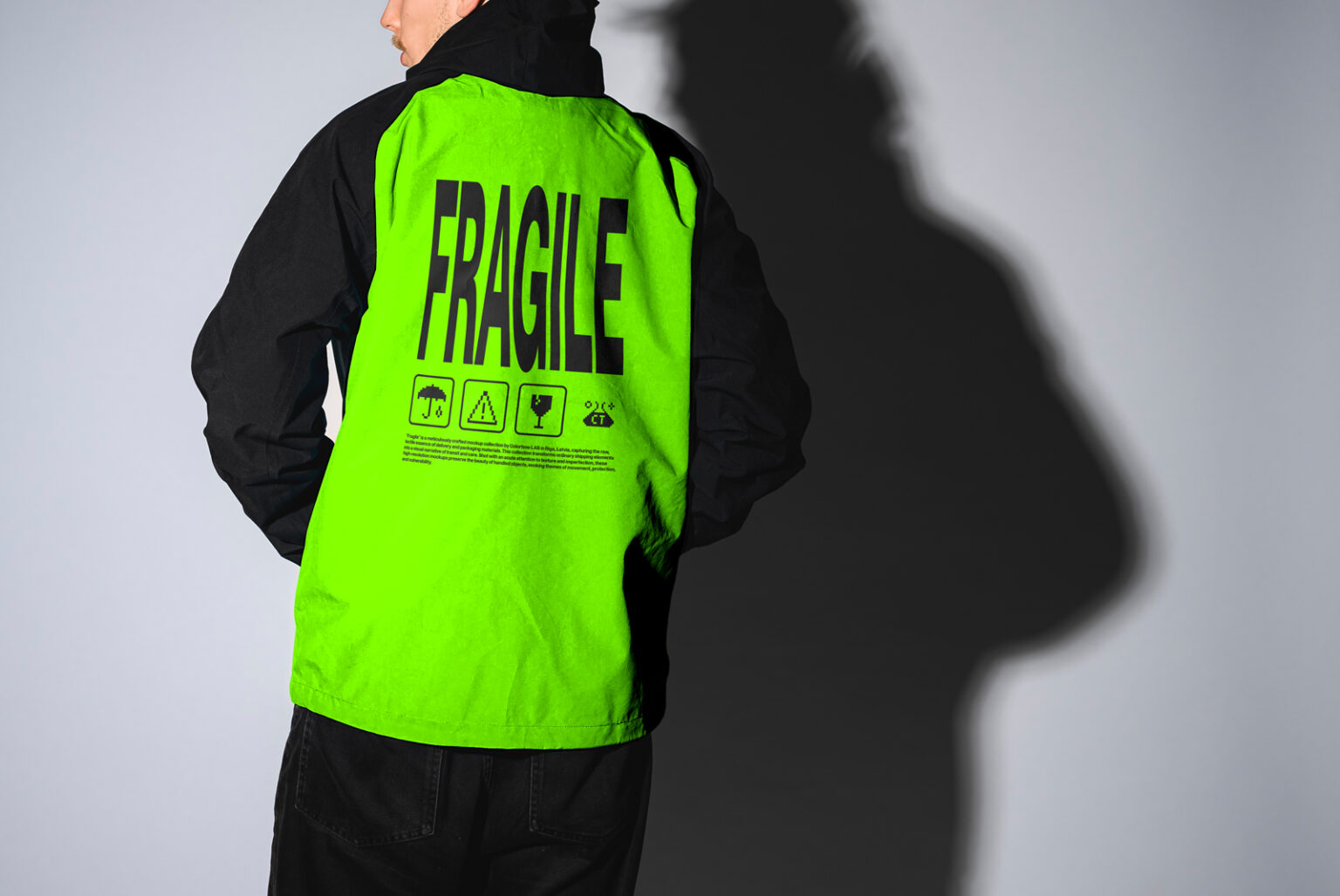 Jacket Mockup 01 FRAGILE, Apparel Mockup | Supply.Family