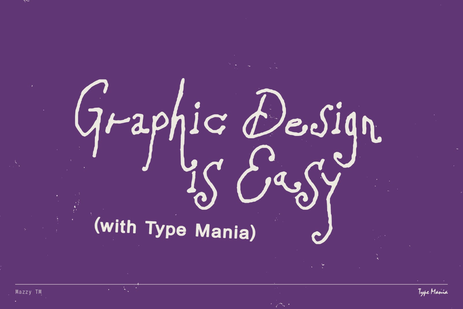 Mazzy TM, Handwritten Font | Supply.Family
