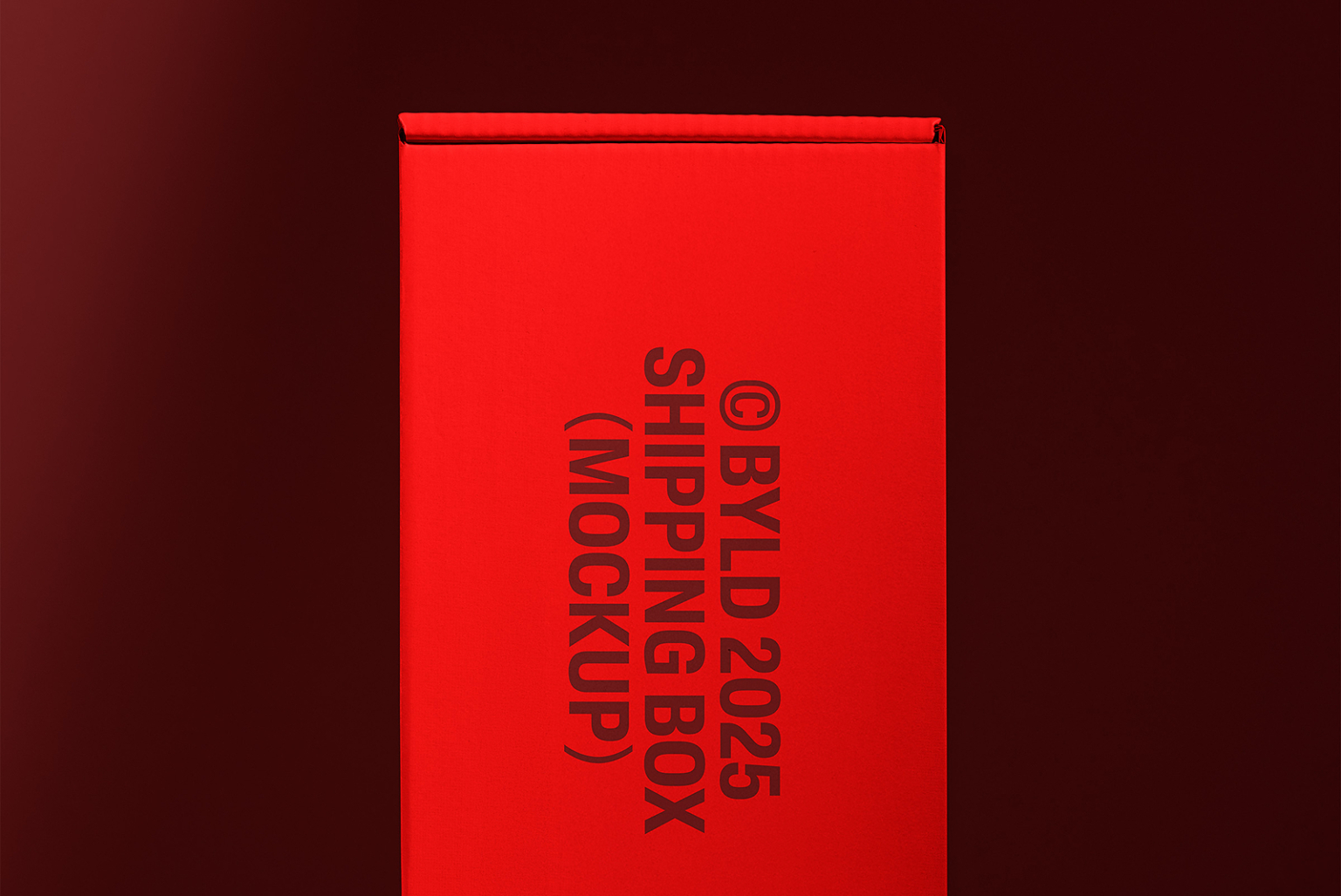 Shipping Box 02, Object Mockup | Supply.Family
