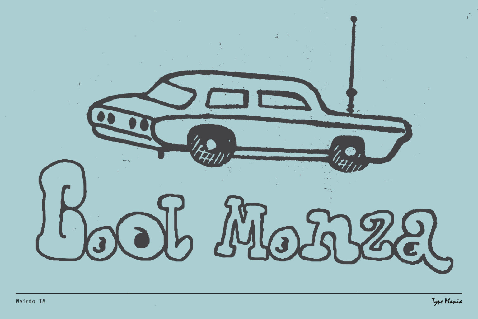 Weirdo TM, Handwritten Font | Supply.Family