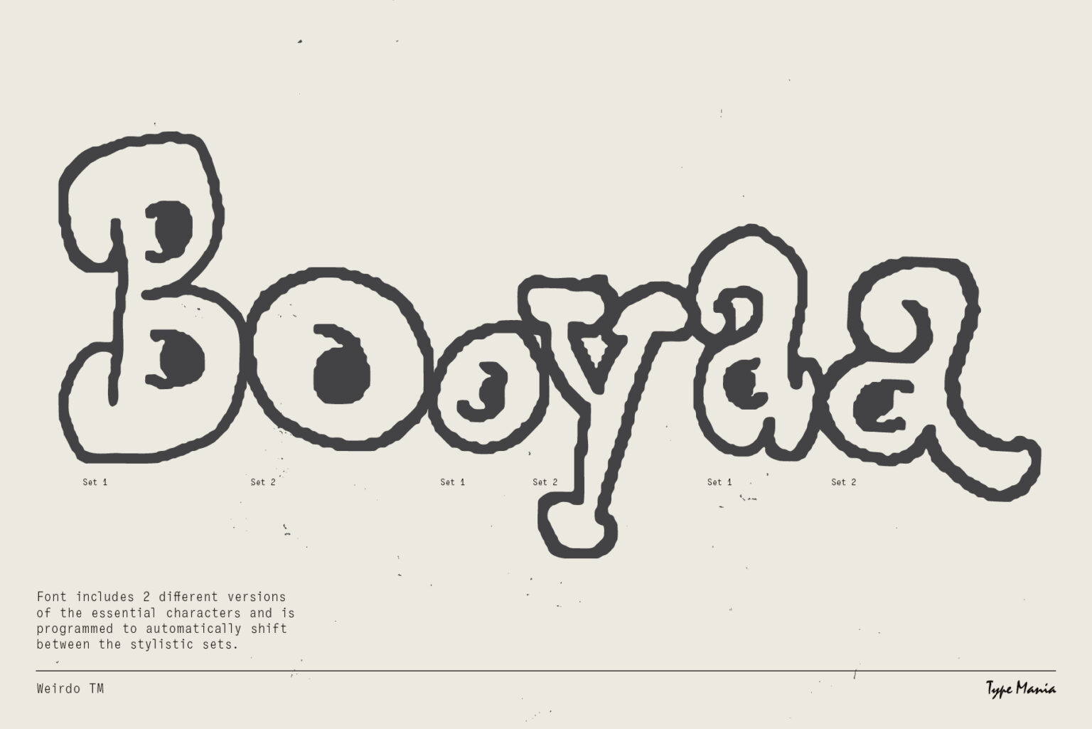 Weirdo TM, Handwritten Font | Supply.Family