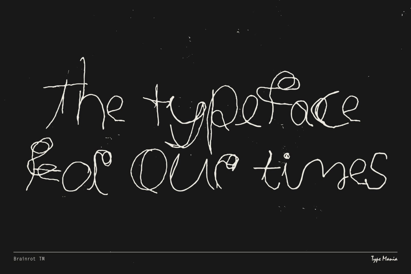Brainrot TM, Handwritten Font | Supply.Family