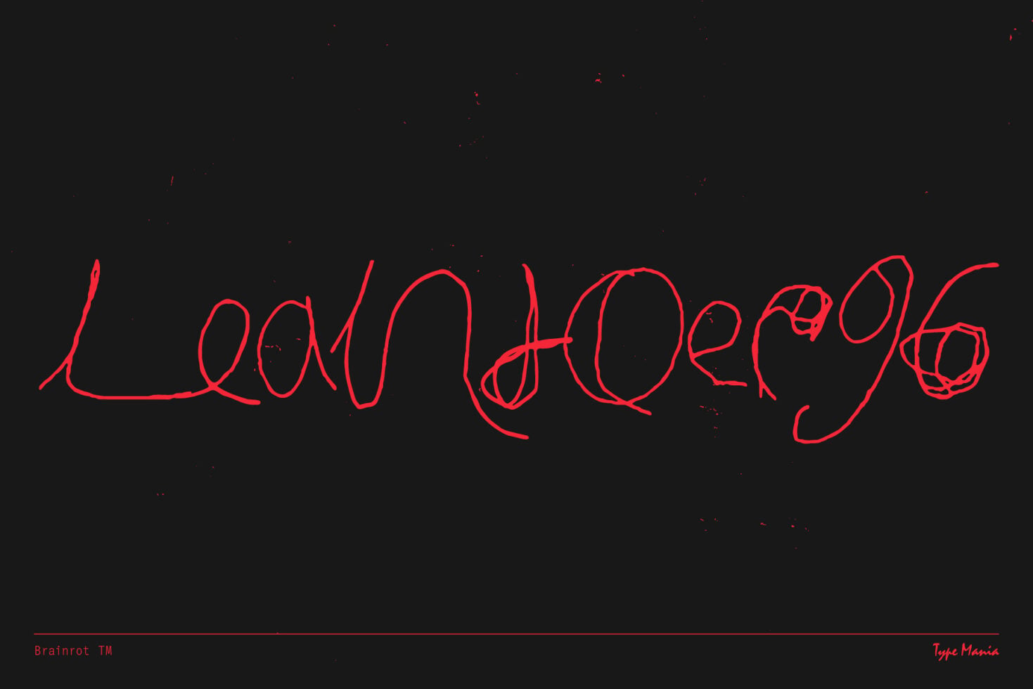 Brainrot TM, Handwritten Font | Supply.Family