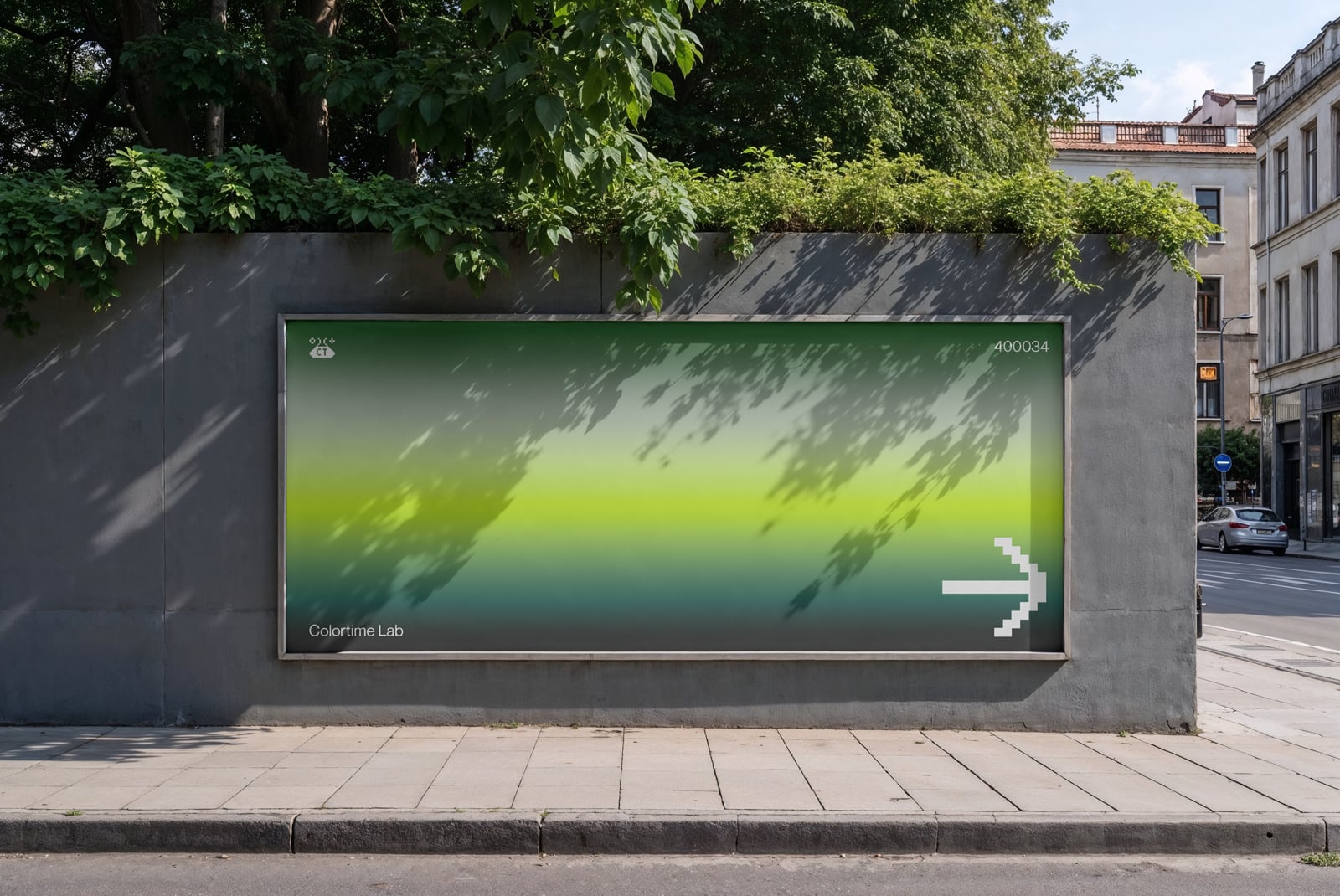 A3 Folded Poster Mockup GRID 02, Outdoor Mockup | Supply.Family