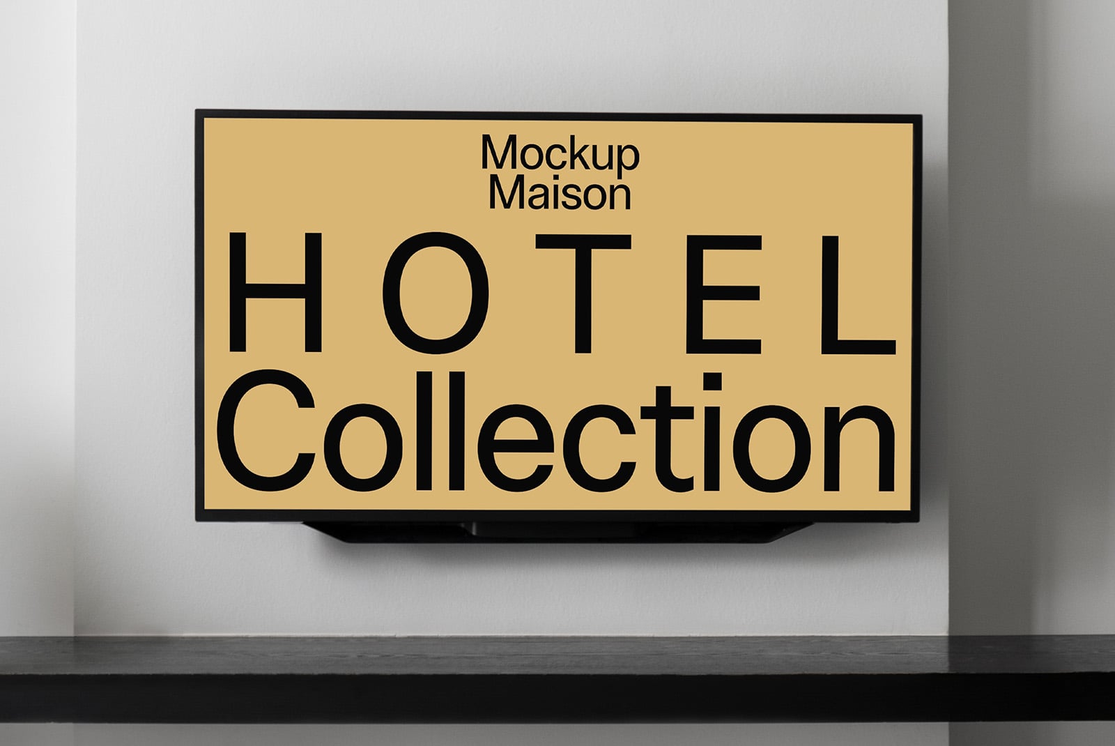 Indoor Screen Mockup IS HTL 01, Tech Mockup | Supply.Family