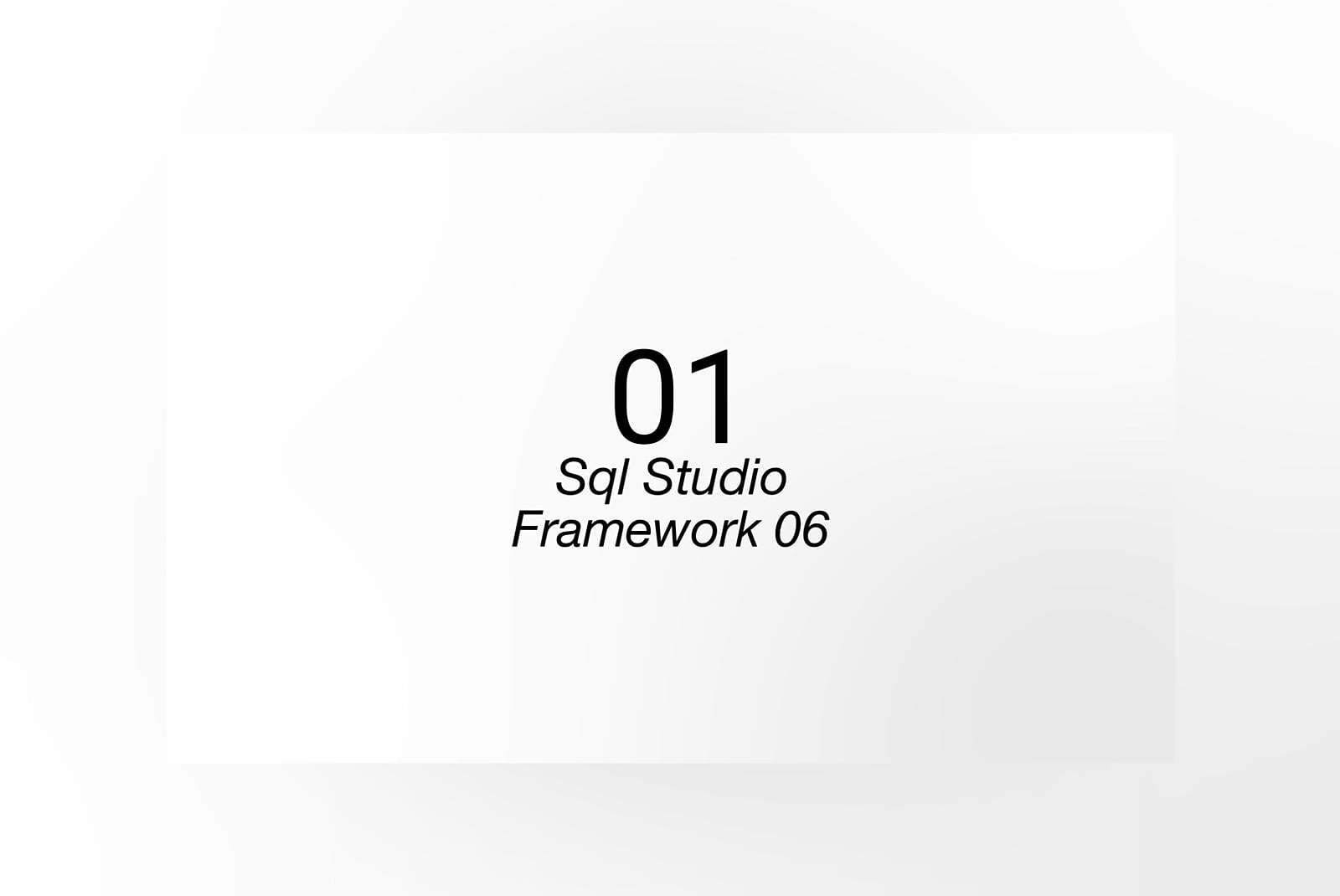 Framework 06, Motion More | Supply.Family