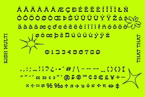 Kish, Display Font | Supply.Family