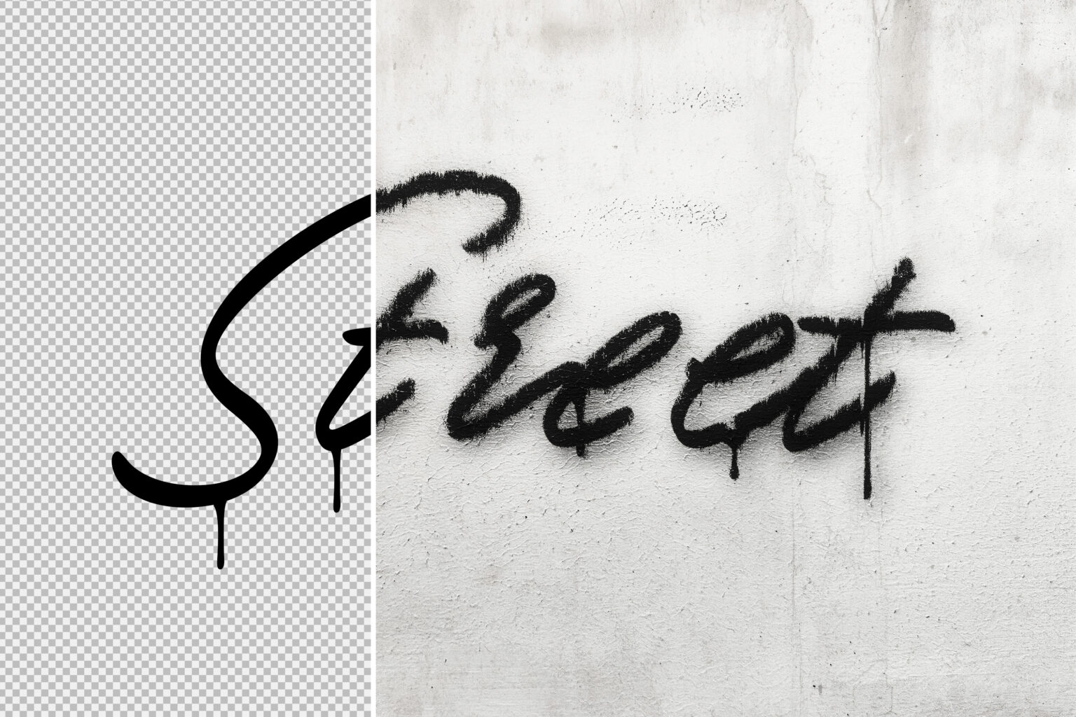 Graffiti Text & Logo Effect, Photoshop Effect Graphic | Supply.Family