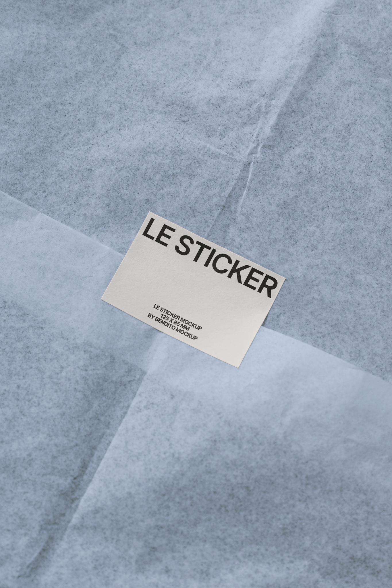 Le Sticker LB25W18 Mockup, Packaging Mockup | Supply.Family