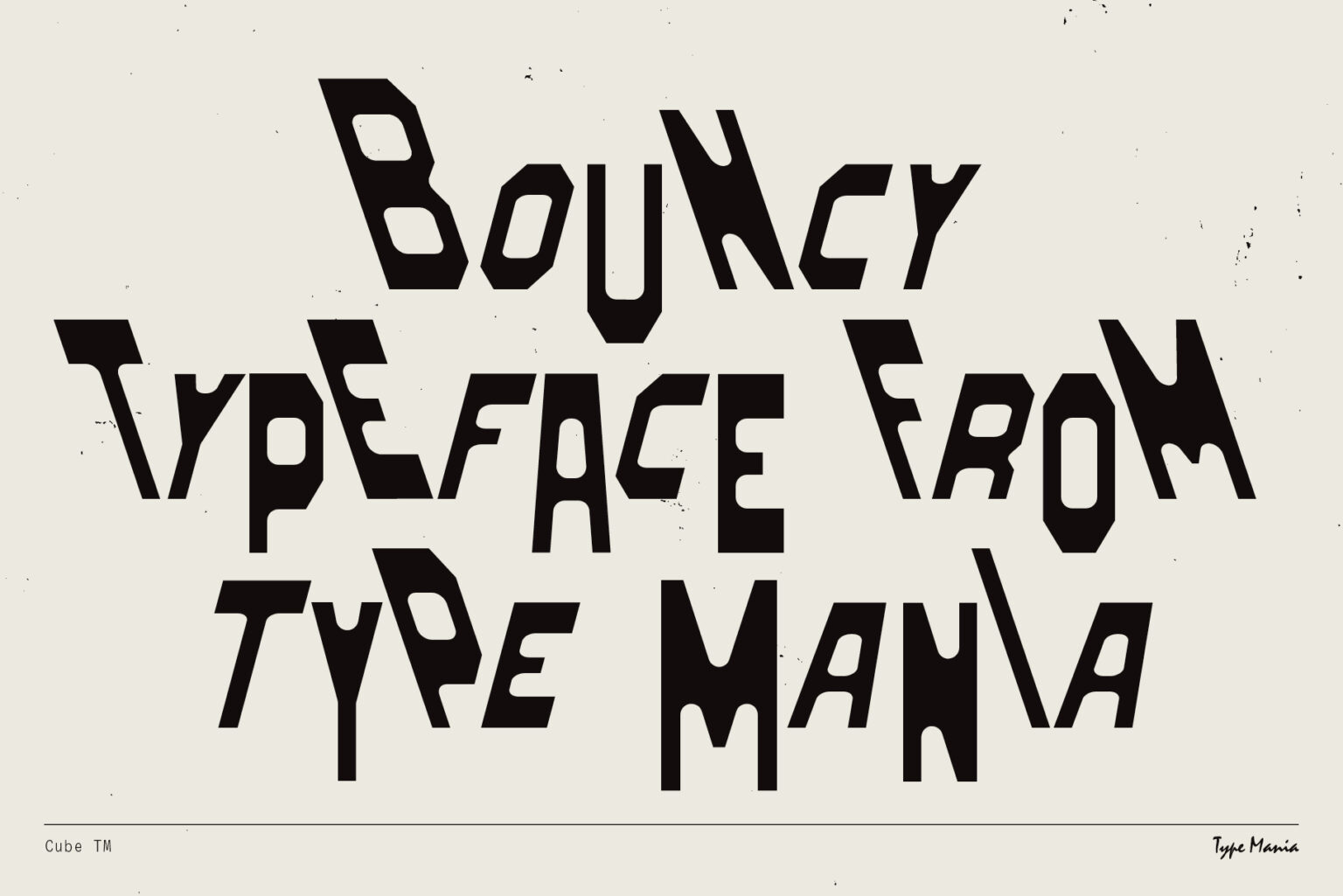 Cube TM, Sans Serif Font | Supply.Family