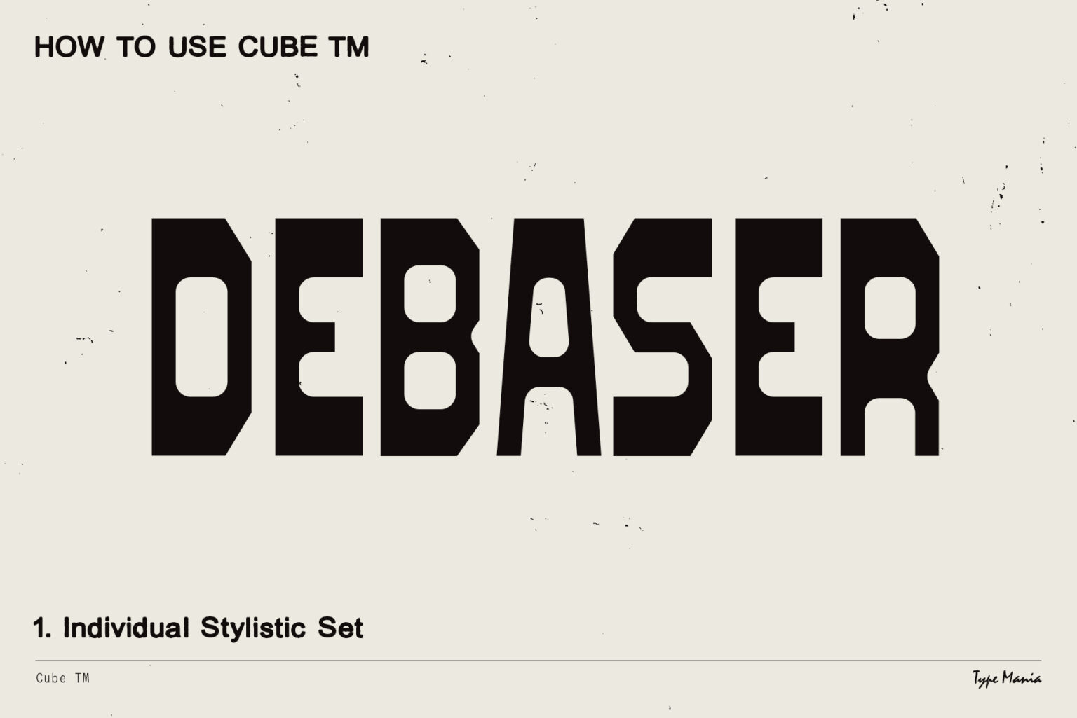 Cube TM, Sans Serif Font | Supply.Family