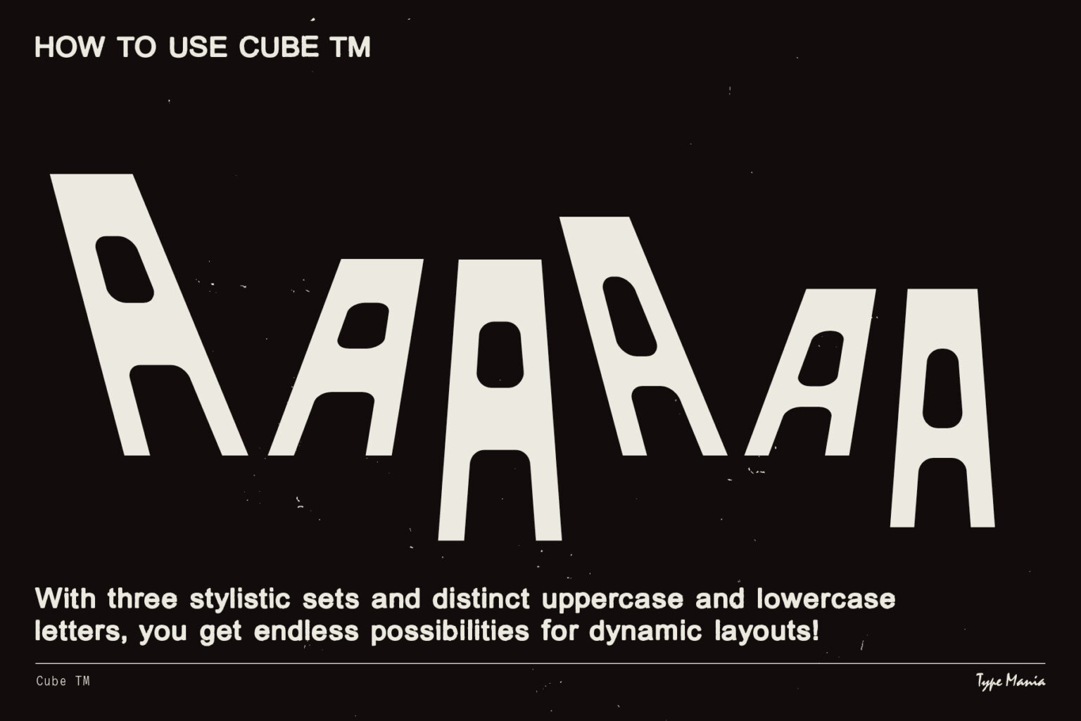 Cube TM, Sans Serif Font | Supply.Family