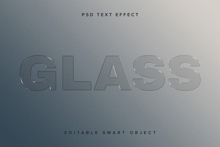Hazy Bad Scan Text Effect Mockup, Texture Graphic | Supply.Family