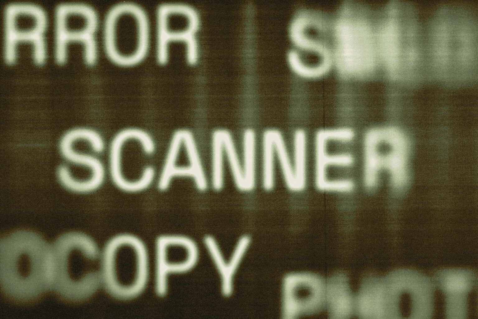 Hazy Bad Scan Text Effect Mockup, Texture Graphic | Supply.Family