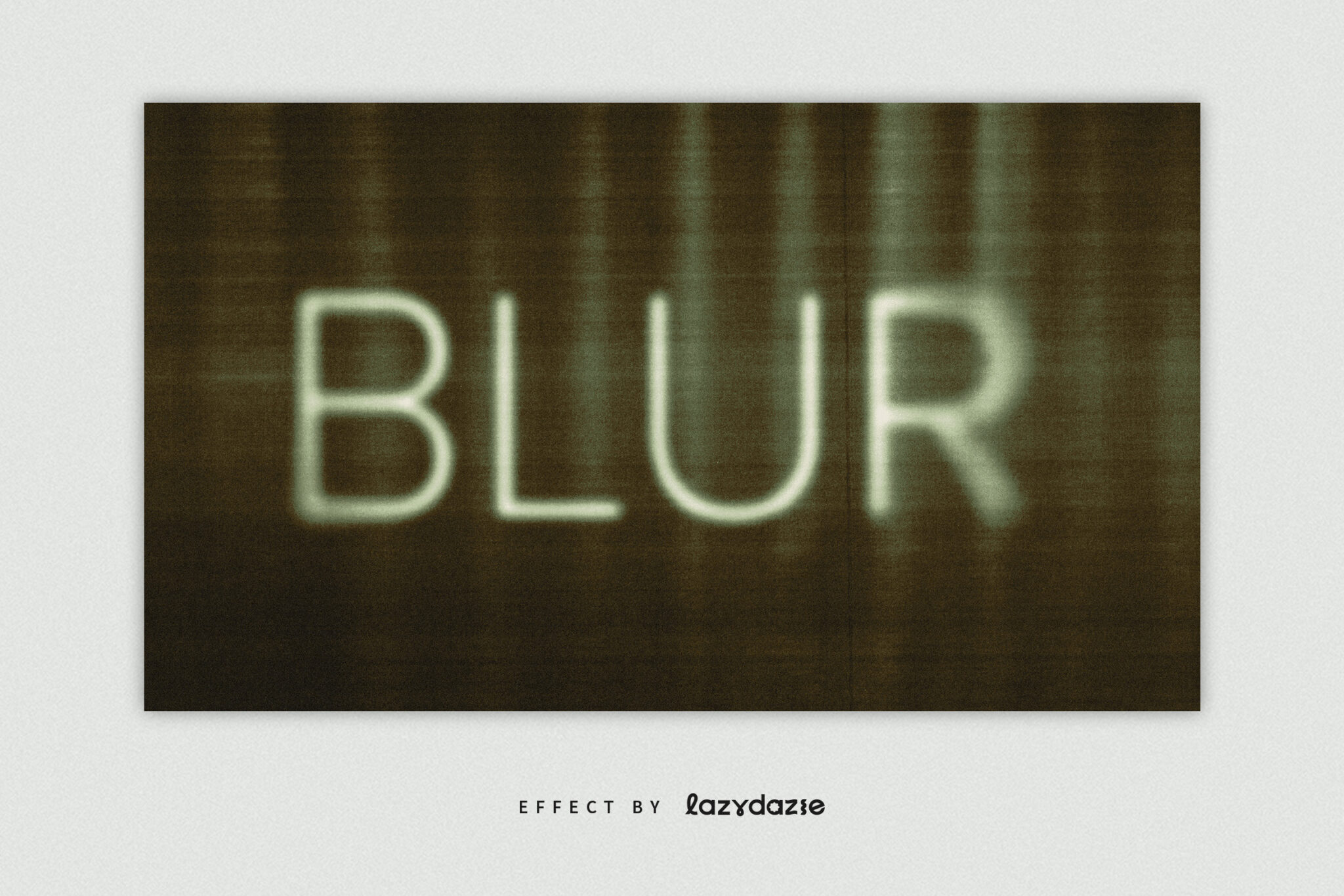 Hazy Bad Scan Text Effect Mockup, Texture Graphic | Supply.Family