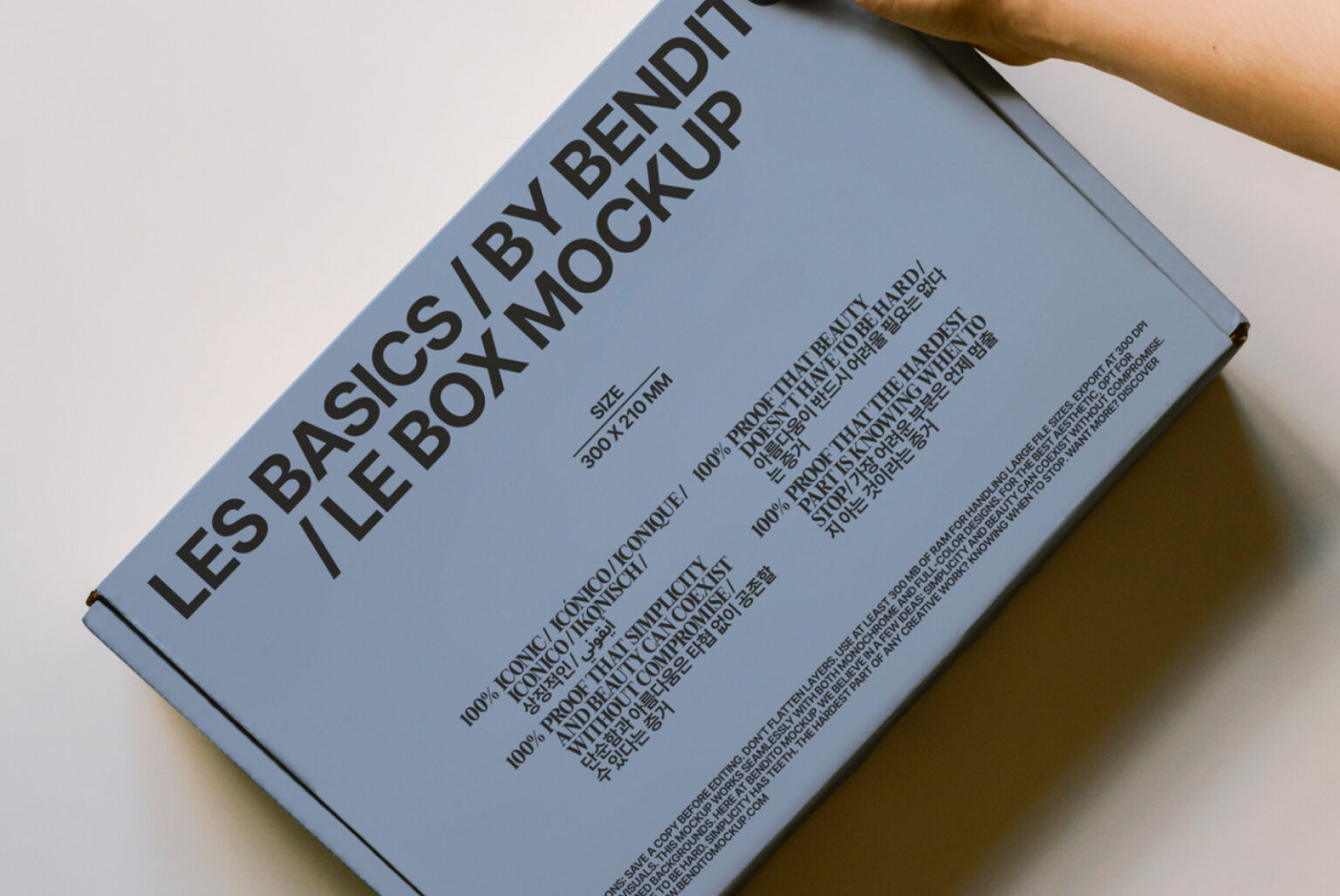 Le Box LB25W2202 Mockup, Packaging Mockup | Supply.Family