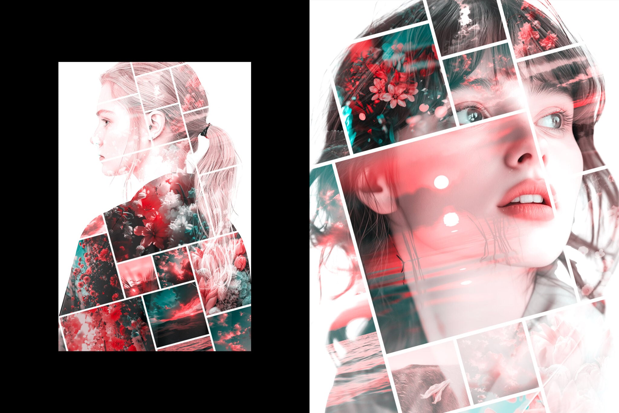 Double Exposure Collage Effect, Photoshop Effect Graphic | Supply.Family