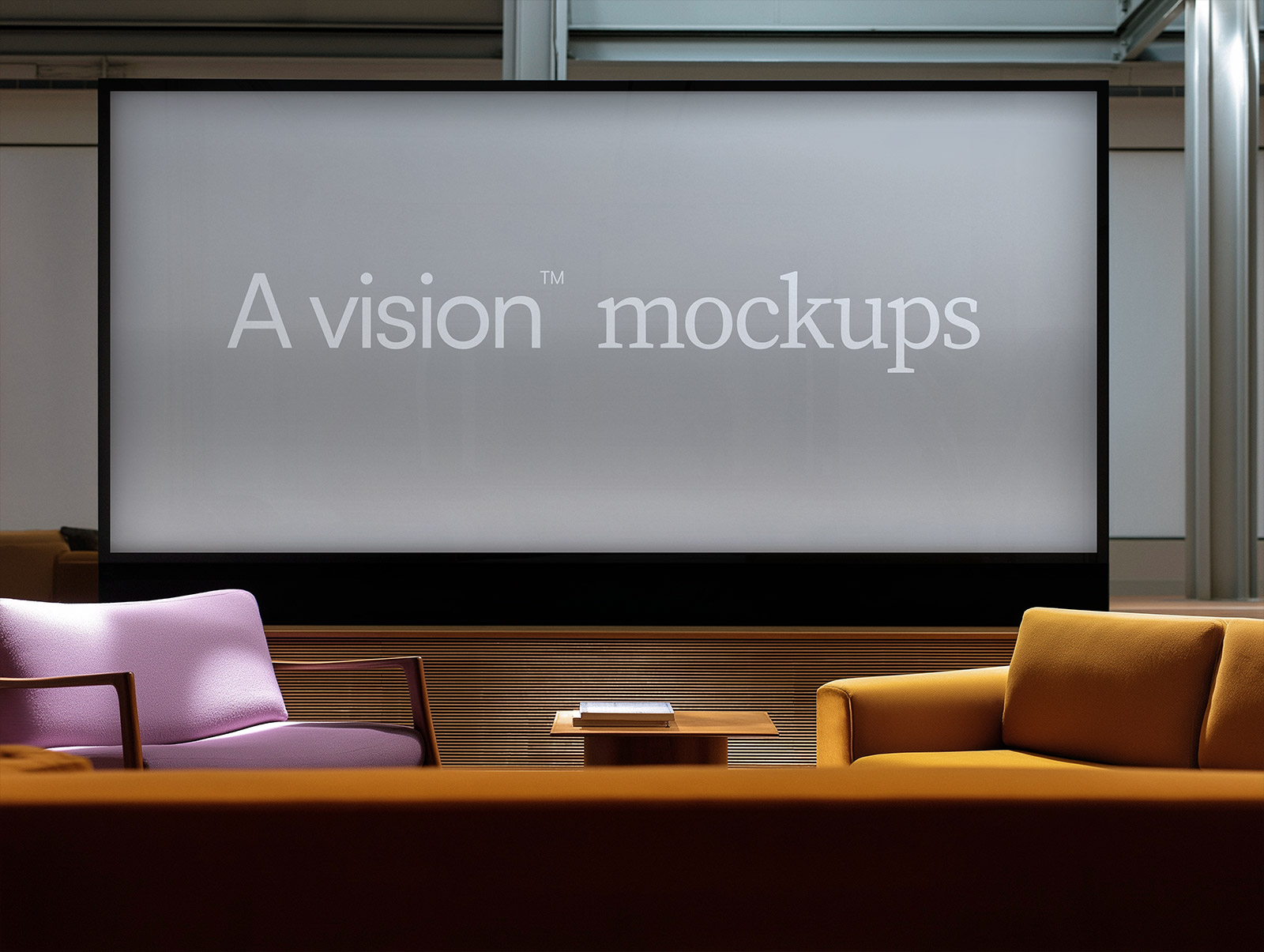 Office screen 3, Large Screen Mockup | Supply.Family