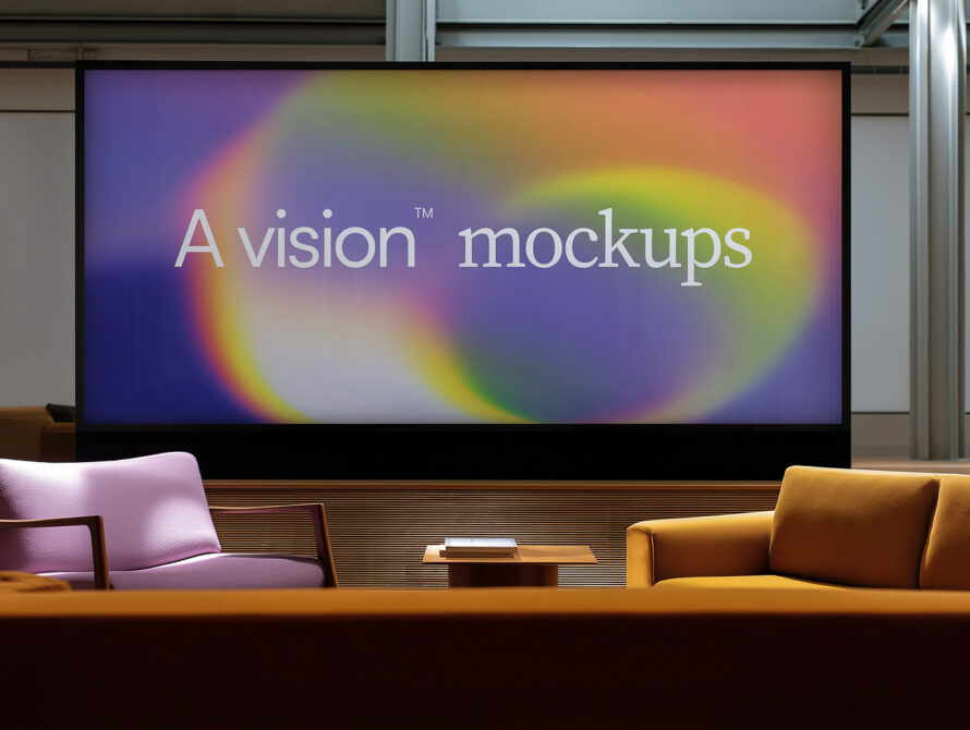 Office screen 3, Large Screen Mockup | Supply.Family
