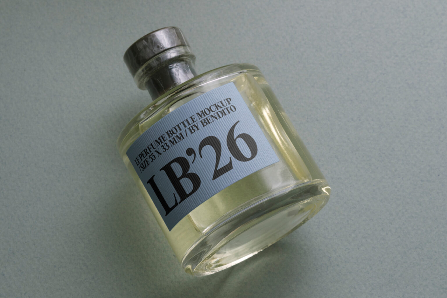 Le Perfume Bottle LB25W26 Mockup, Packaging Mockup | Supply.Family