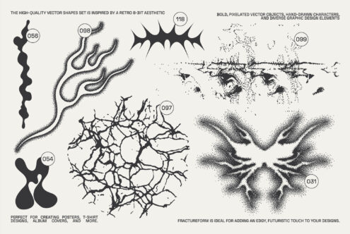 FractureForm Graphic Pack, Vector Graphic | Supply.Family