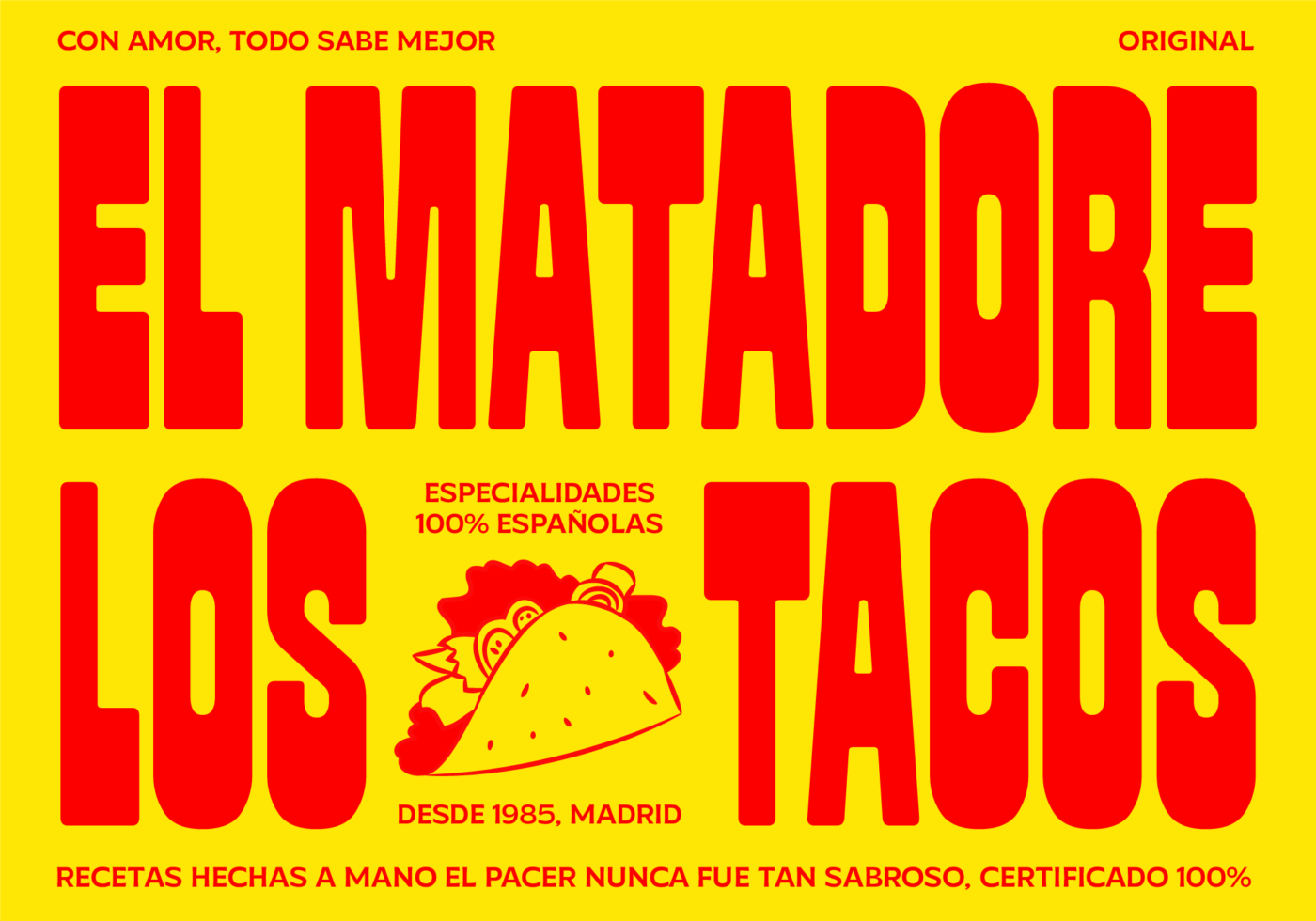 NACHO, Sans Serif Font | Supply.Family