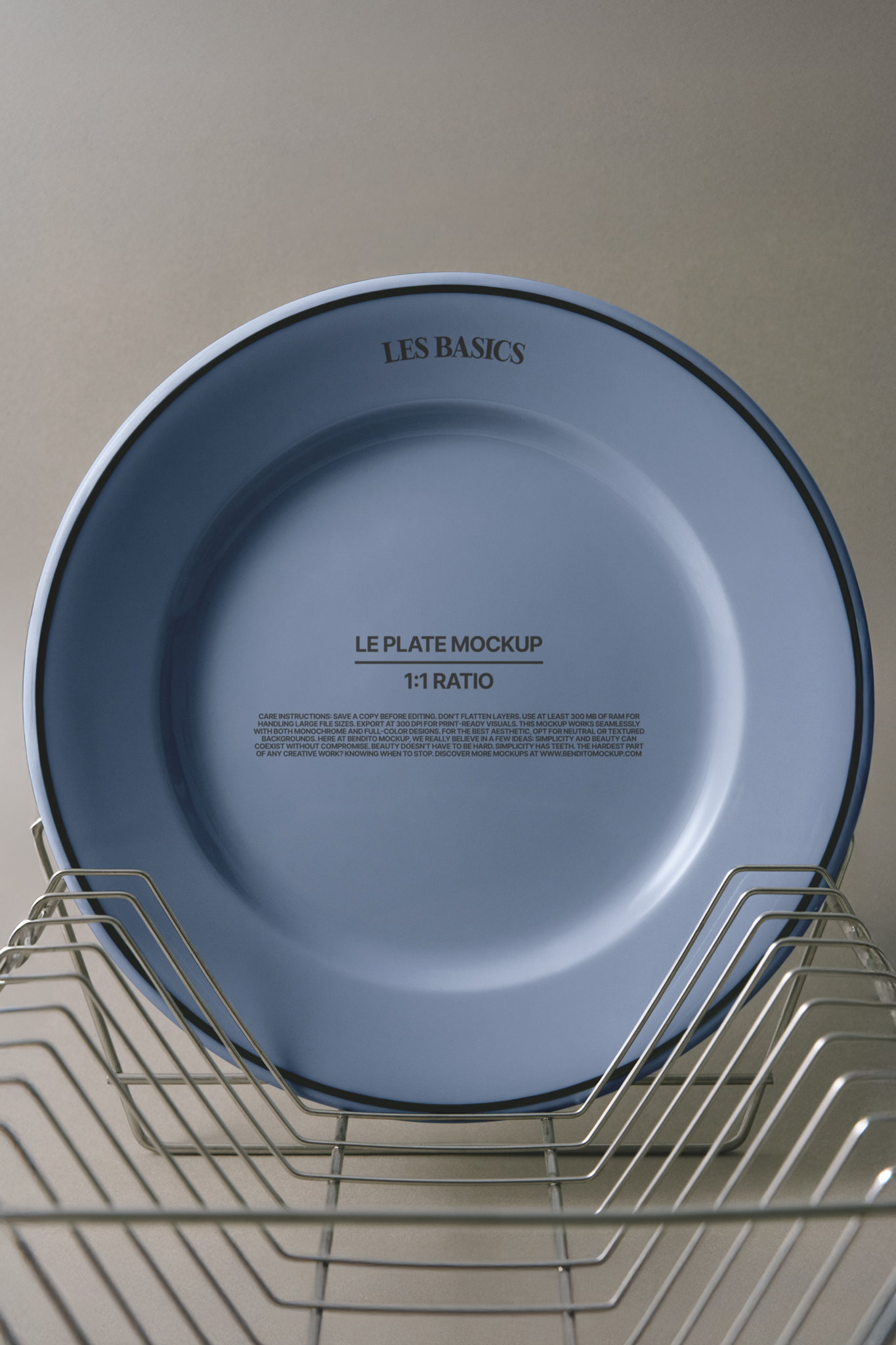 Le Plate LB25W28 Mockup, Object Mockup | Supply.Family