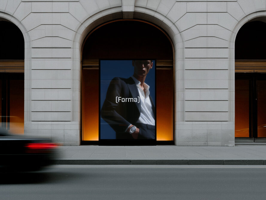 Forma – City Screen – 10, Large Screen Mockup | Supply.Family