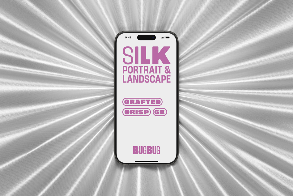 Silk Fabric iPhone Mockup, Tech Mockup | Supply.Family