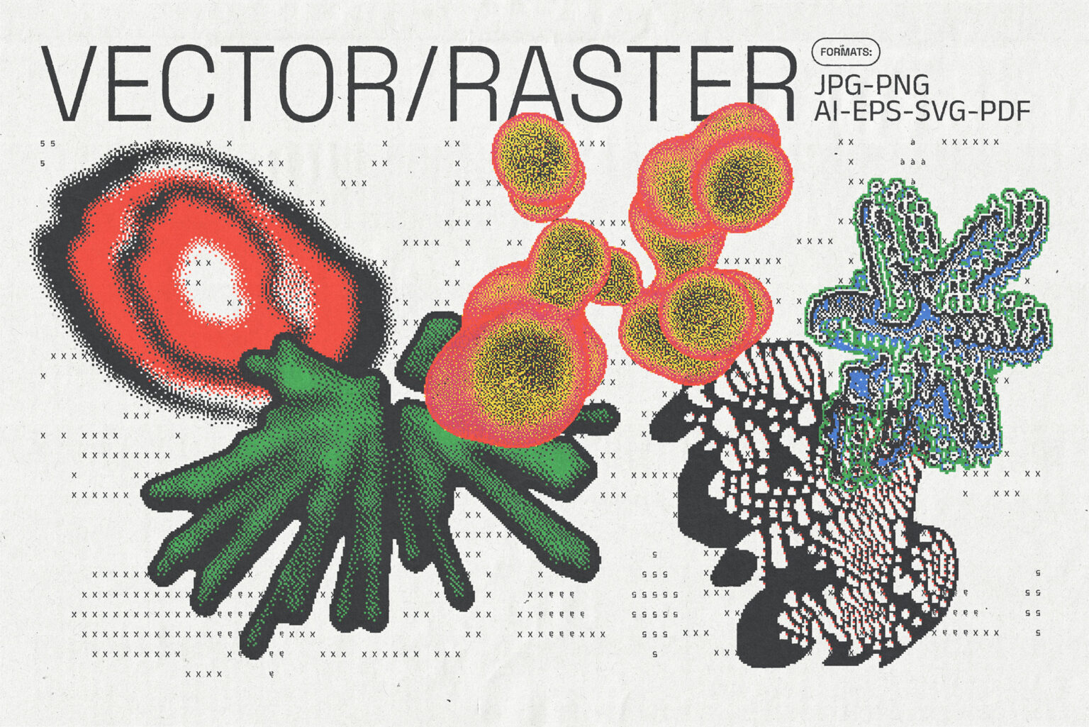 Color Disruptions, Vector Graphic | Supply.Family