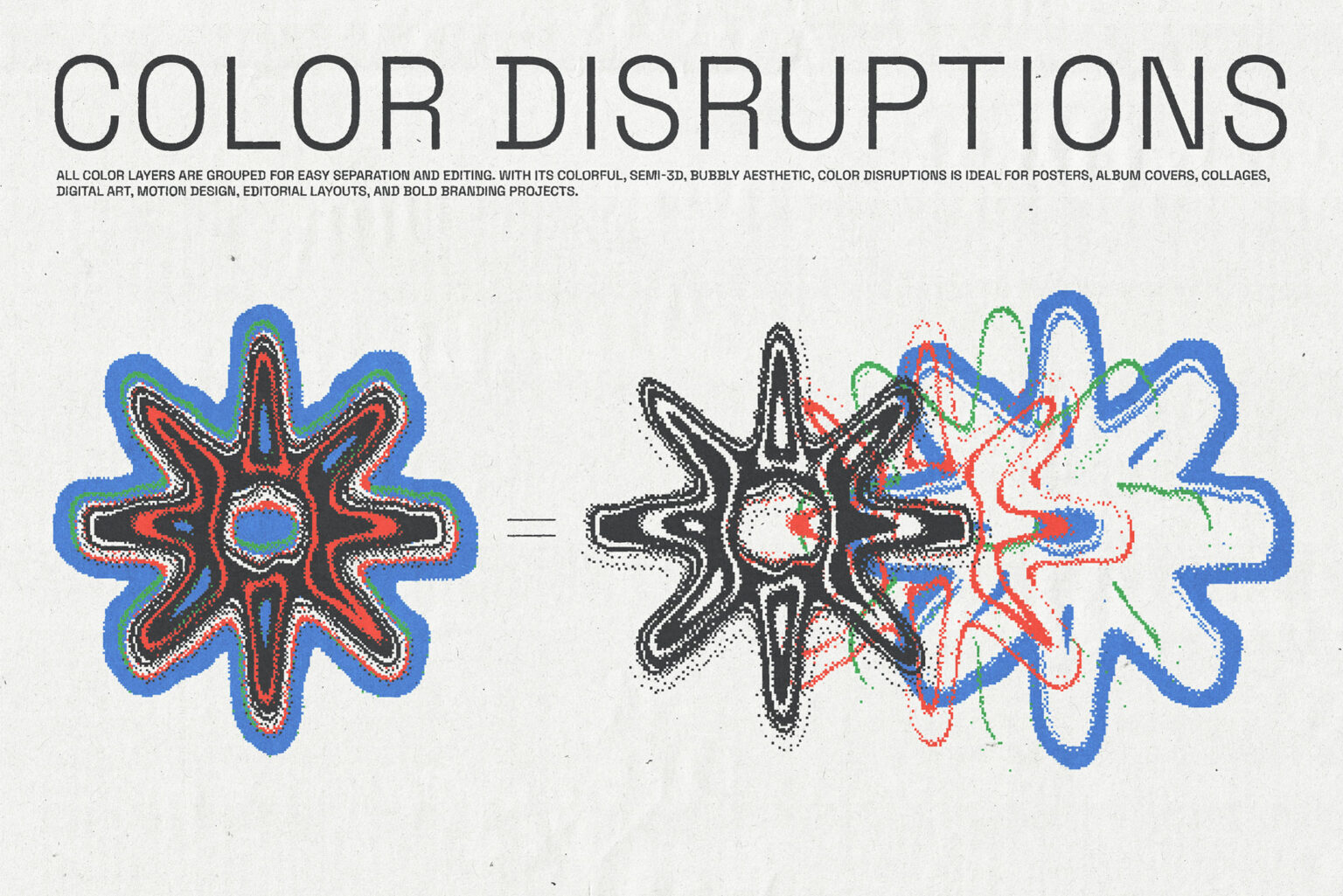 Color Disruptions, Vector Graphic | Supply.Family