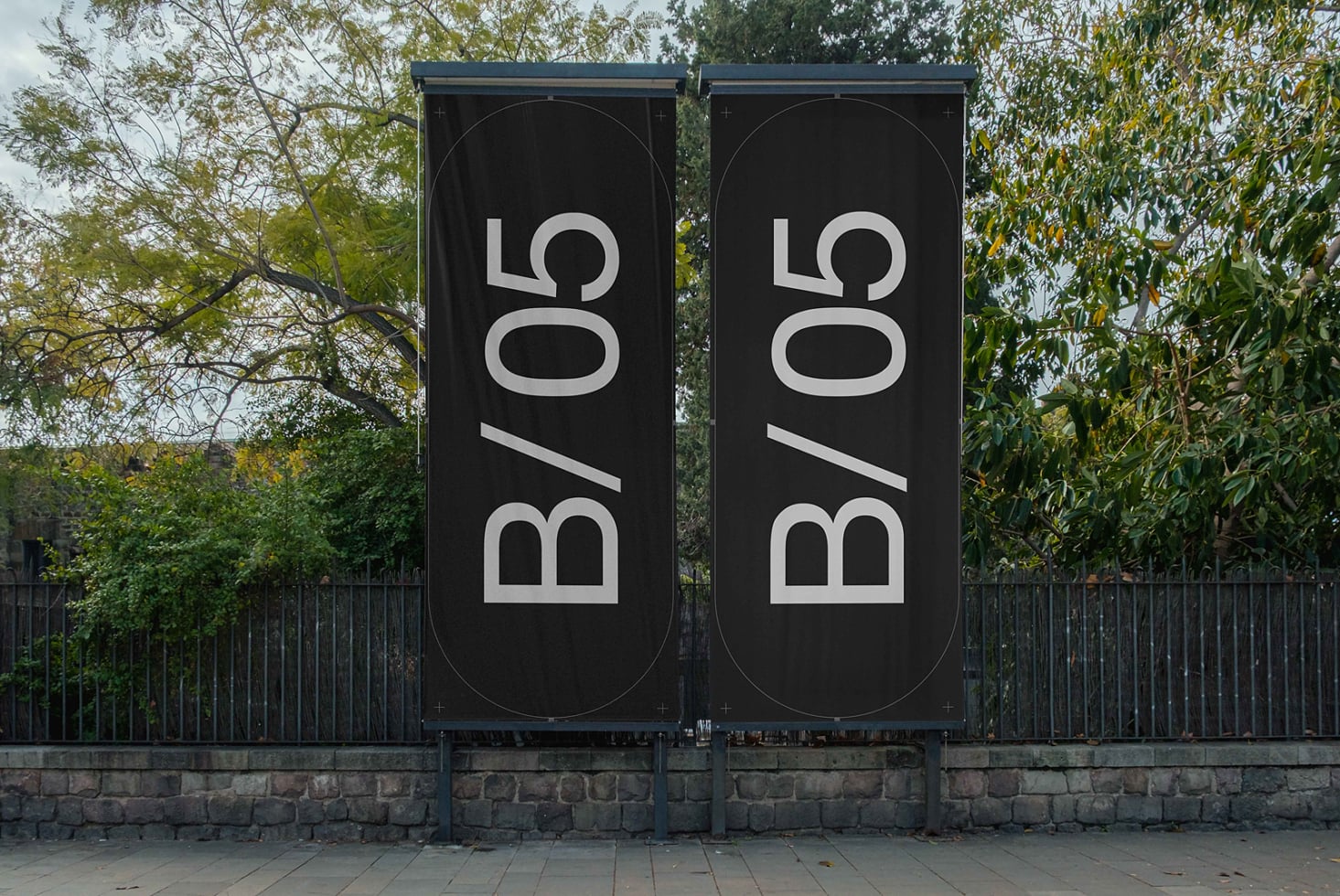 Batch 03 Signage Mockup 15, Object Mockup | Supply.Family