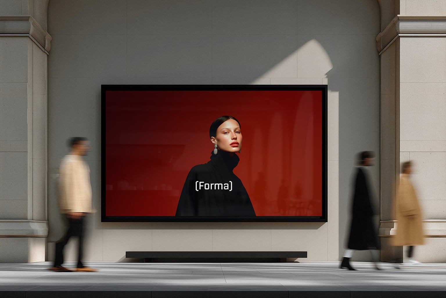 Forma – Station Screen – 03, Large Screen Mockup | Supply.Family
