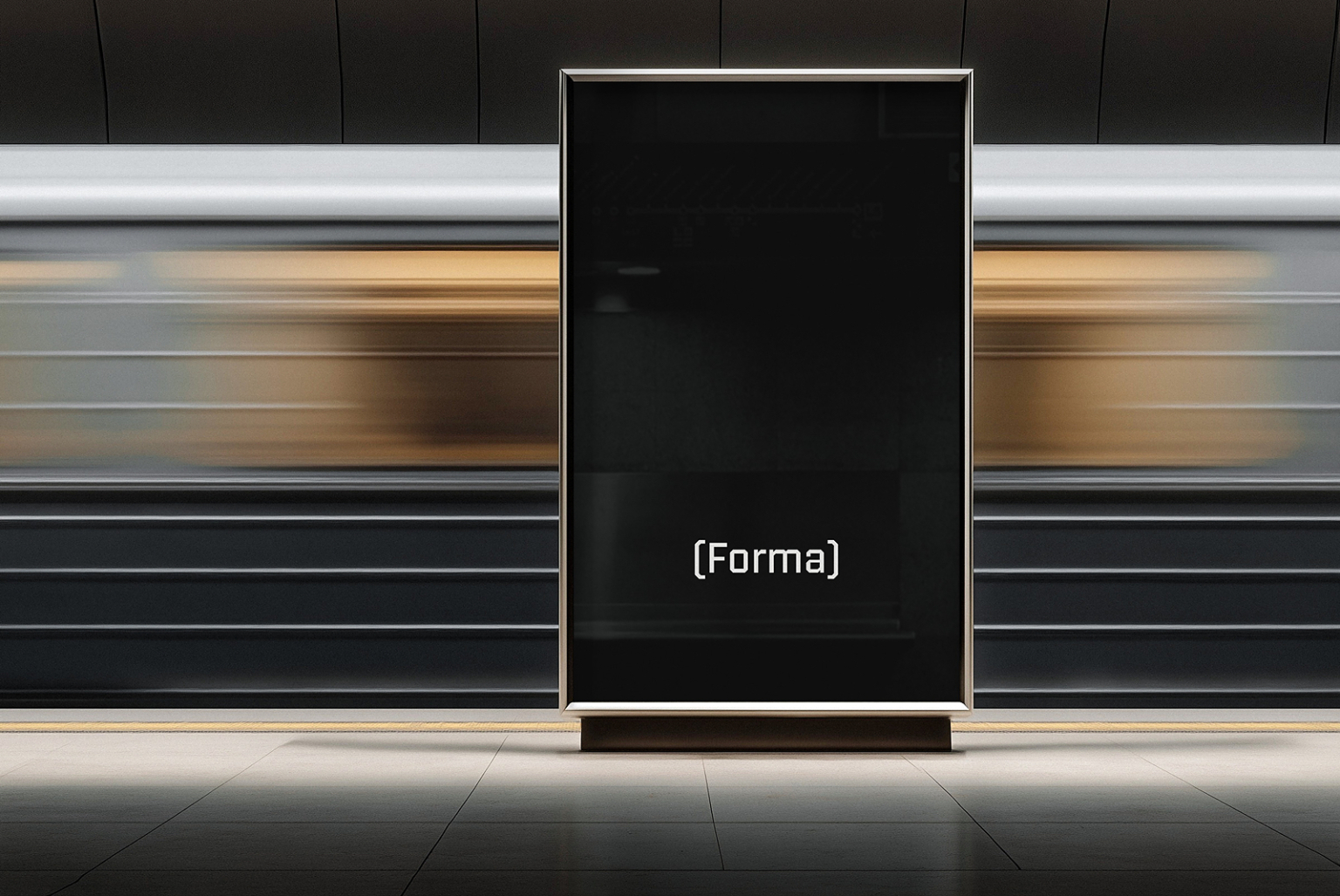 Forma – Station Screen – 07, Large Screen Mockup | Supply.Family