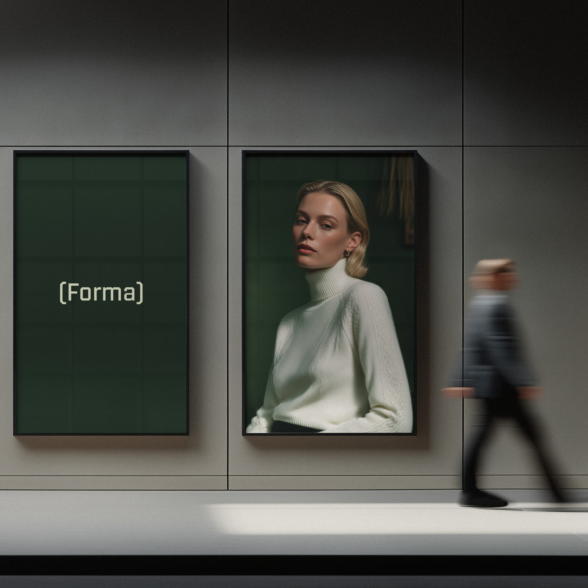 Forma – Station Screens – 01, Large Screen Mockup | Supply.Family