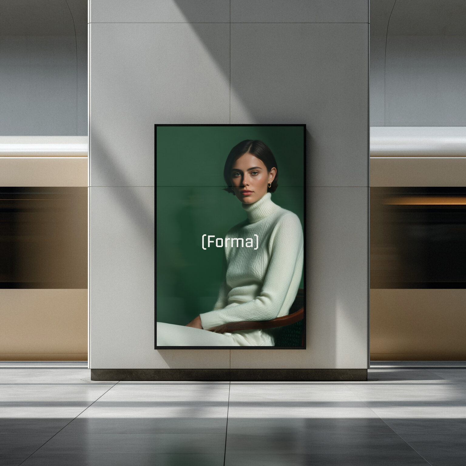 Forma – Station Screen – 07, Large Screen Mockup | Supply.Family