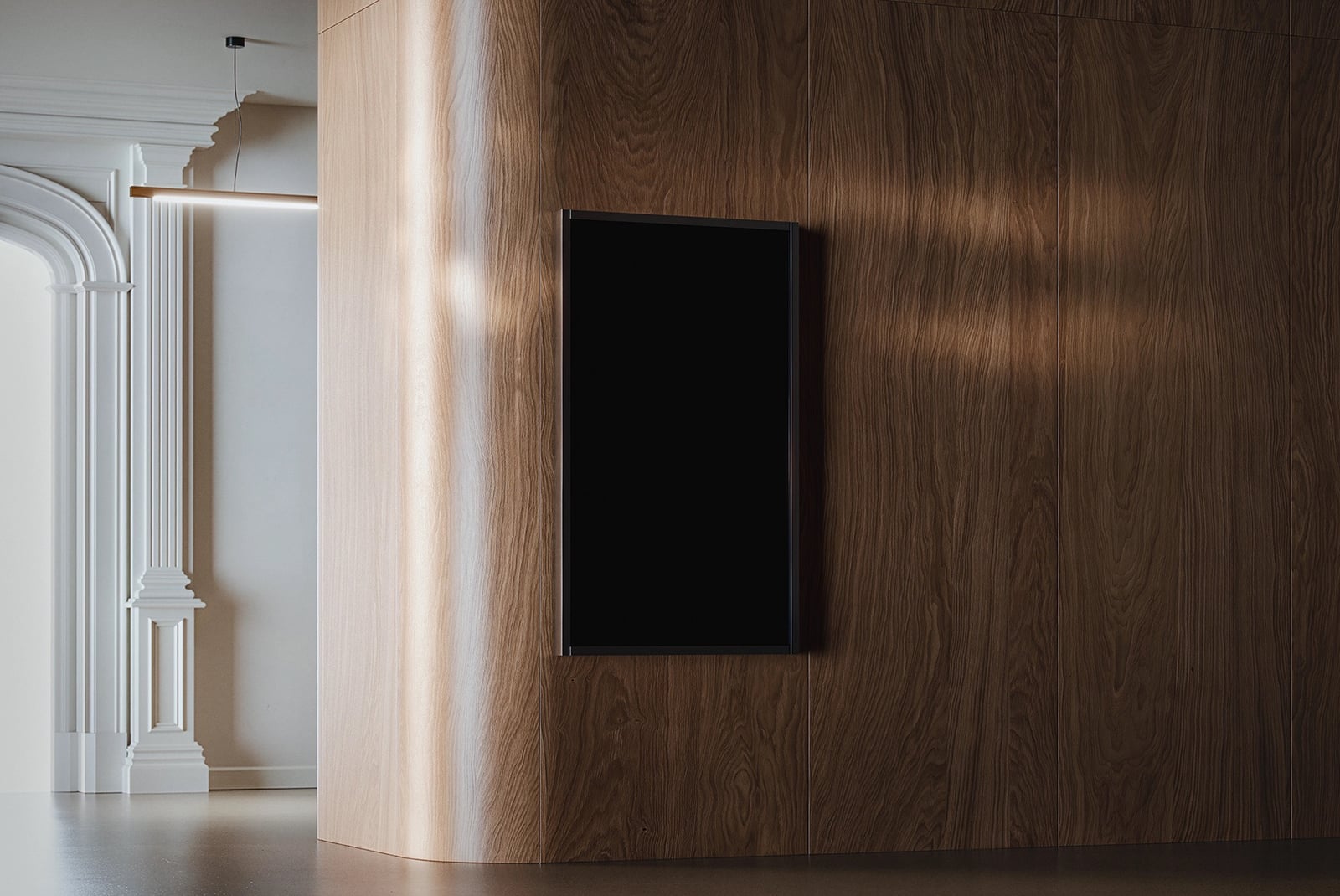 Vertical Display – 6, Large Screen Mockup | Supply.Family