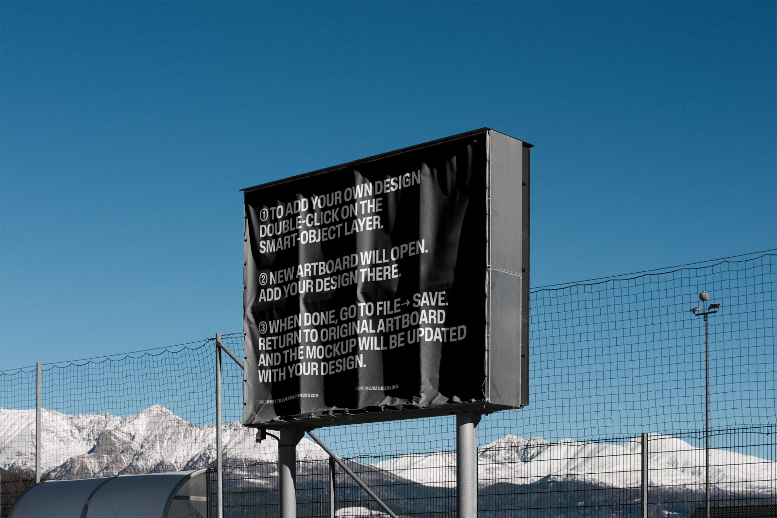 Billboard 03 Mockup, Outdoor Mockup | Supply.Family