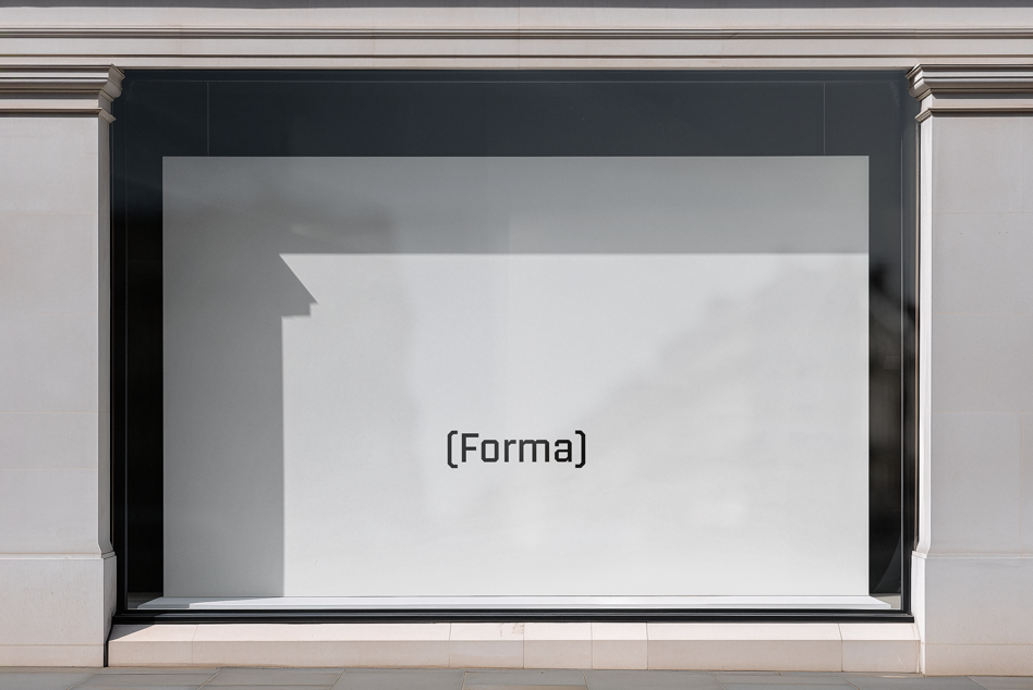 Forma – Storefront – 07, Large Screen Mockup | Supply.Family