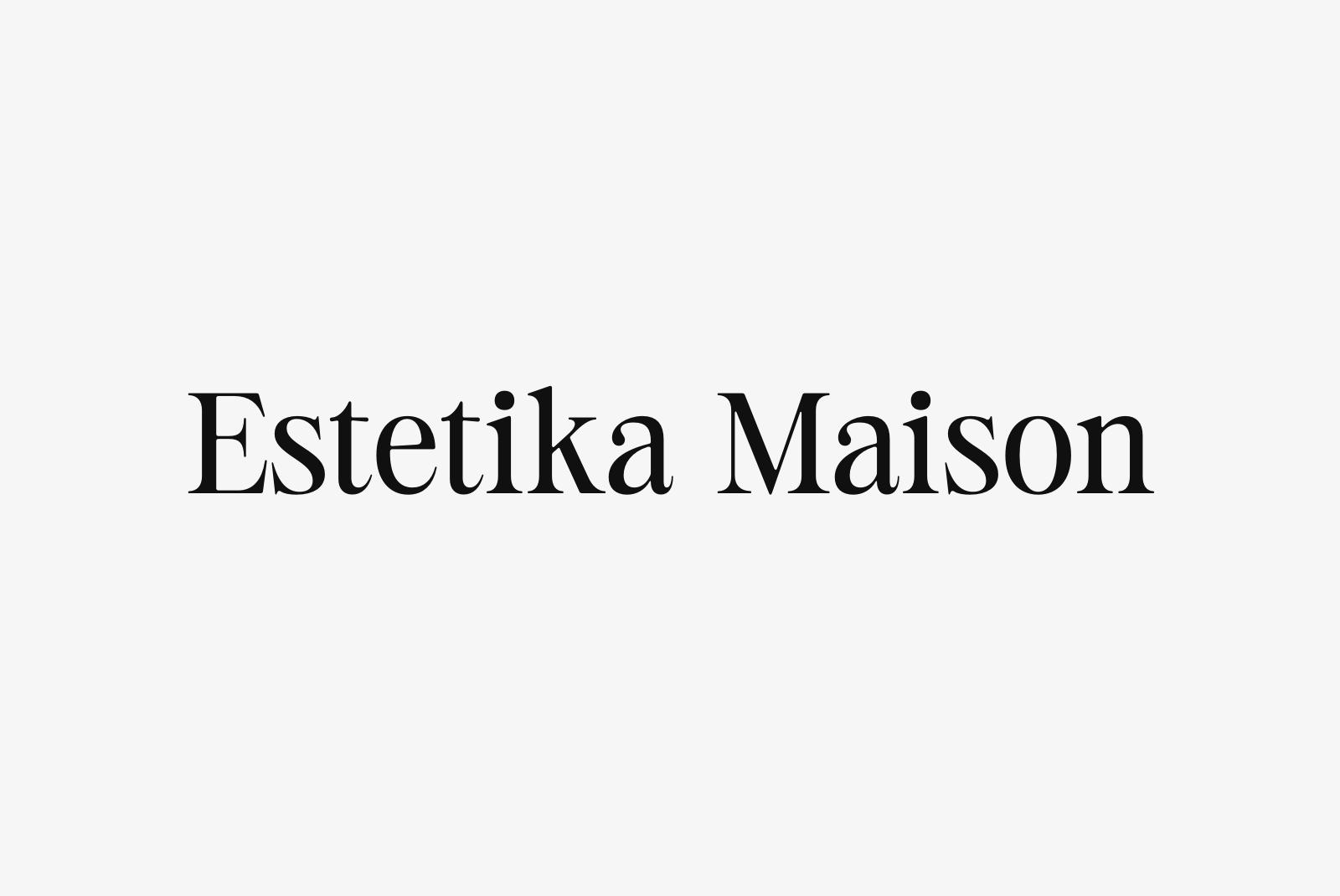 Estetika Maison, Serif Font | Supply.Family